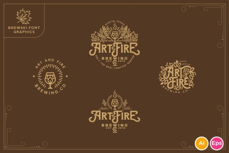 18 Awesome Beer and Brewery Logos for Your Craft Beer Business | HipFonts