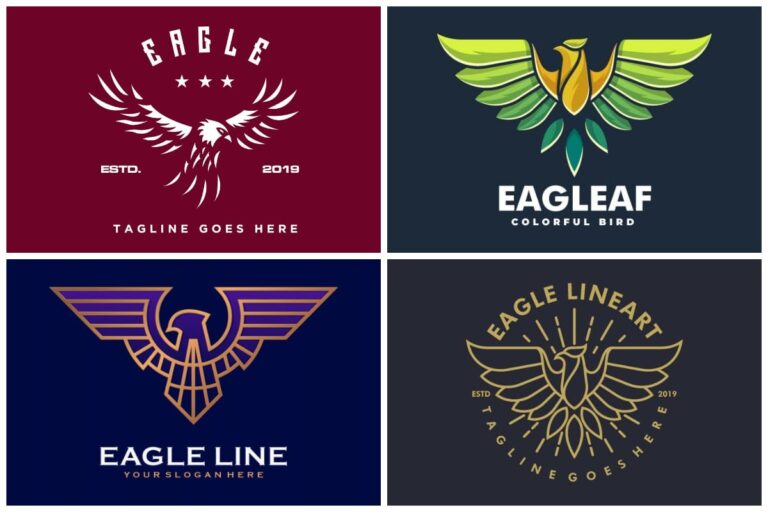 42 Eagle Logos To Make Your Brand Look Fierce and Powerful | HipFonts
