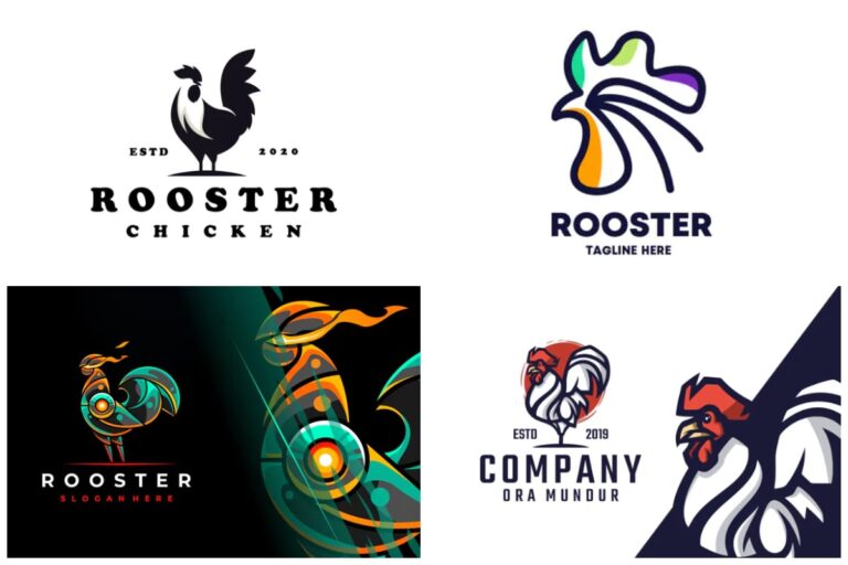 30 Modern Rooster Logos That Look Clean And Professional | HipFonts