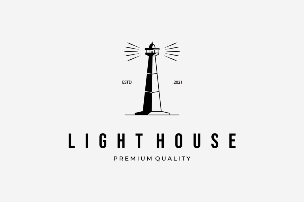 20 Clean and Fresh Lighthouse Logos for the Modern Business | HipFonts
