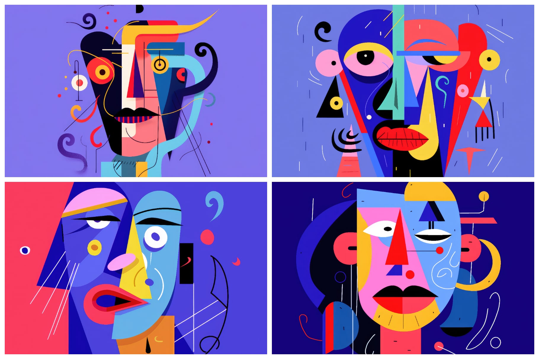 20 Expressionistic Face Illustrations | HipFonts
