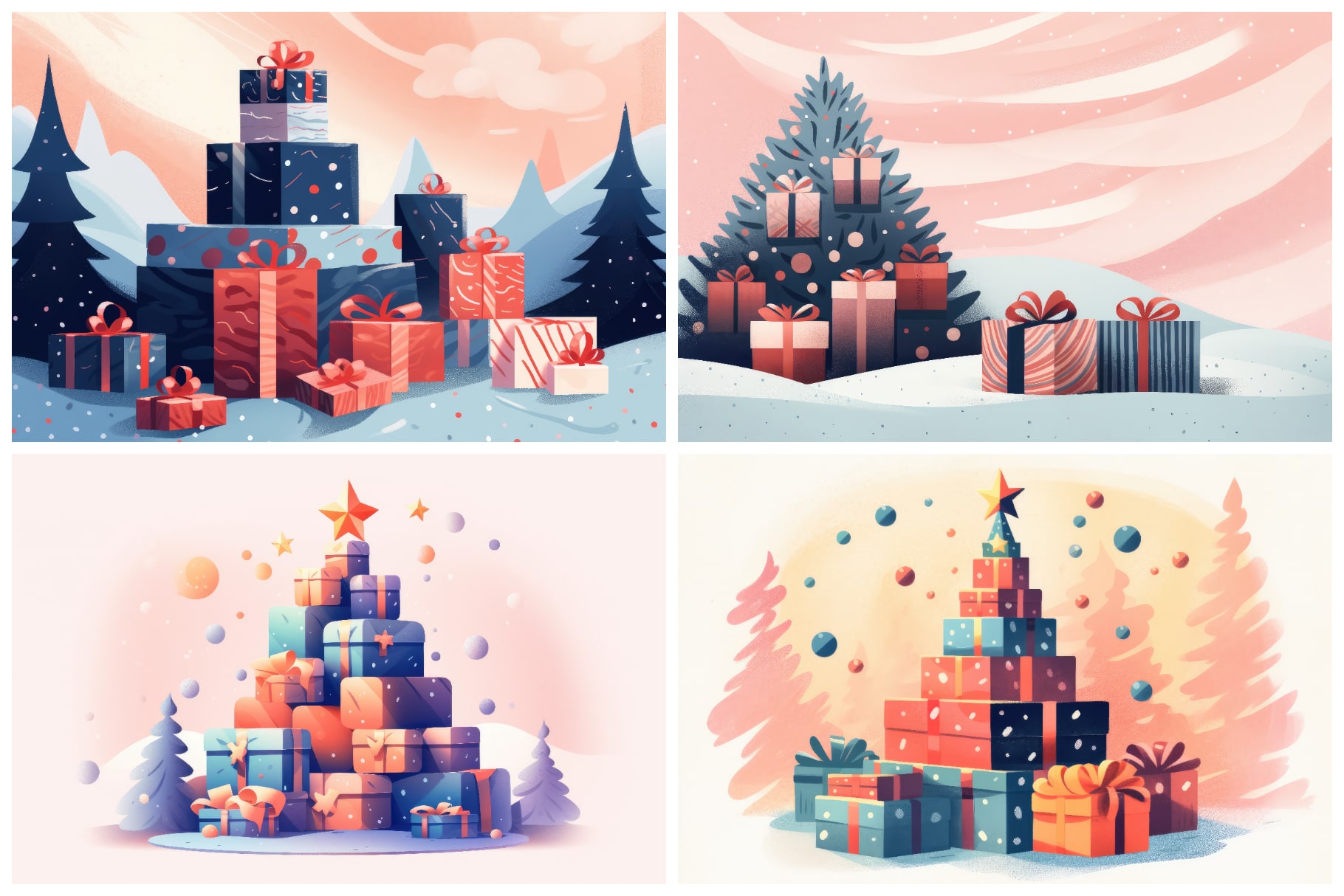 16 Festive Present Illustrations | HipFonts