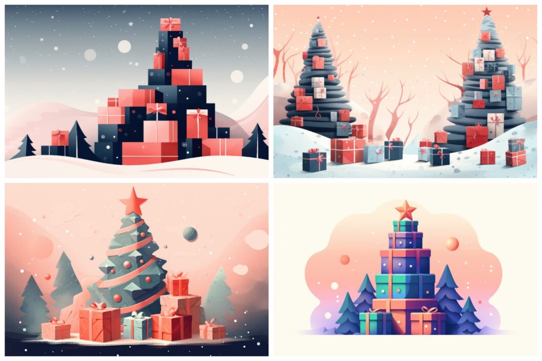 16 Festive Present Illustrations | HipFonts