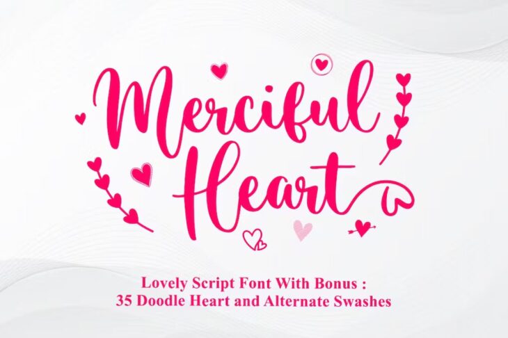 20 Charming Heart Fonts That Express Love in Letters | HipFonts