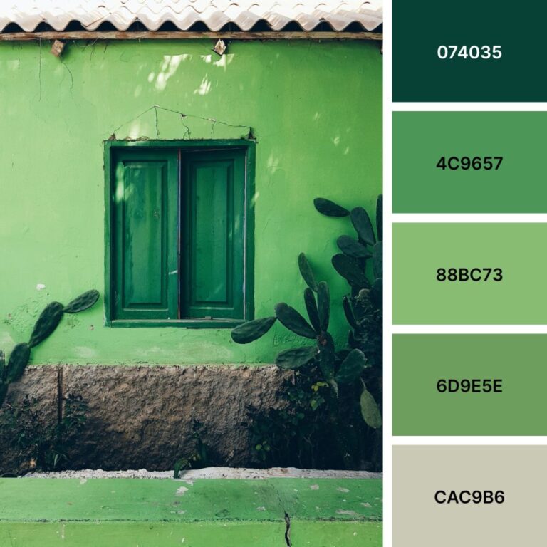 30 Green Color Palettes for Earthy Enthusiasts | HipFonts
