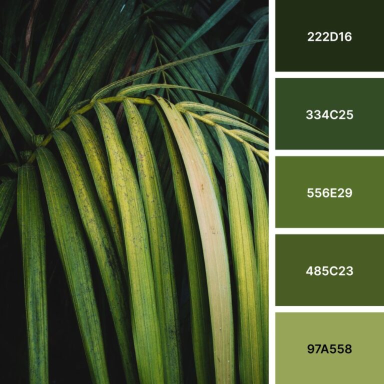 30 Green Color Palettes for Earthy Enthusiasts | HipFonts