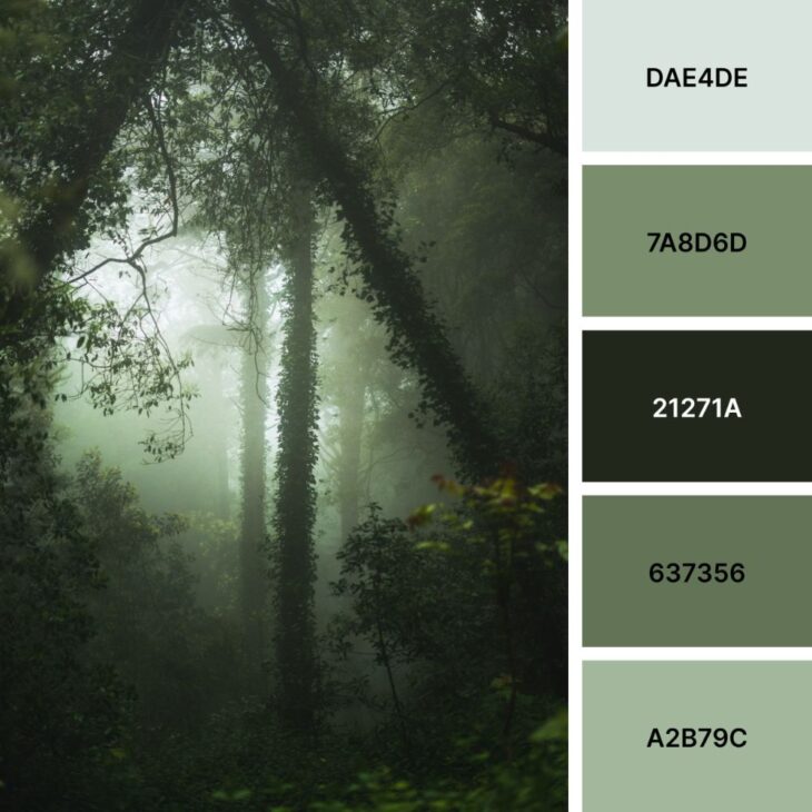 30 Green Color Palettes for Earthy Enthusiasts | HipFonts