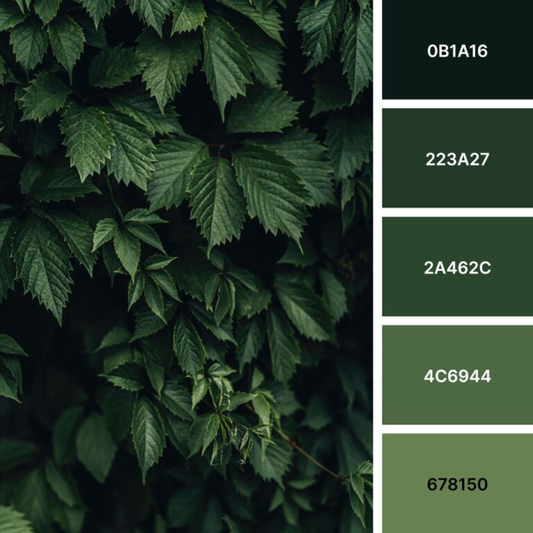 30 Green Color Palettes for Earthy Enthusiasts | HipFonts