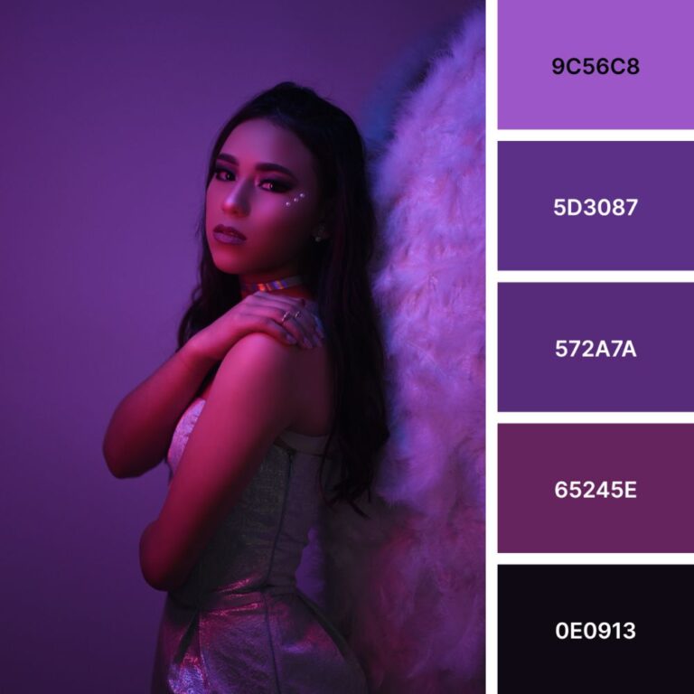 Royal Hues: 40+ Purple Color Palettes for Majestic Creations | HipFonts