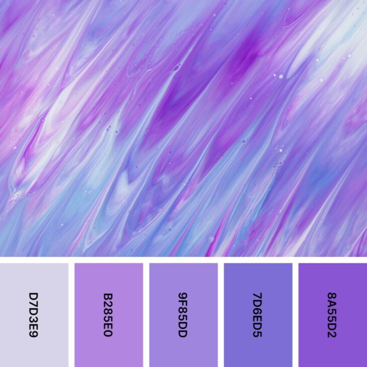 Royal Hues: 40+ Purple Color Palettes for Majestic Creations | HipFonts