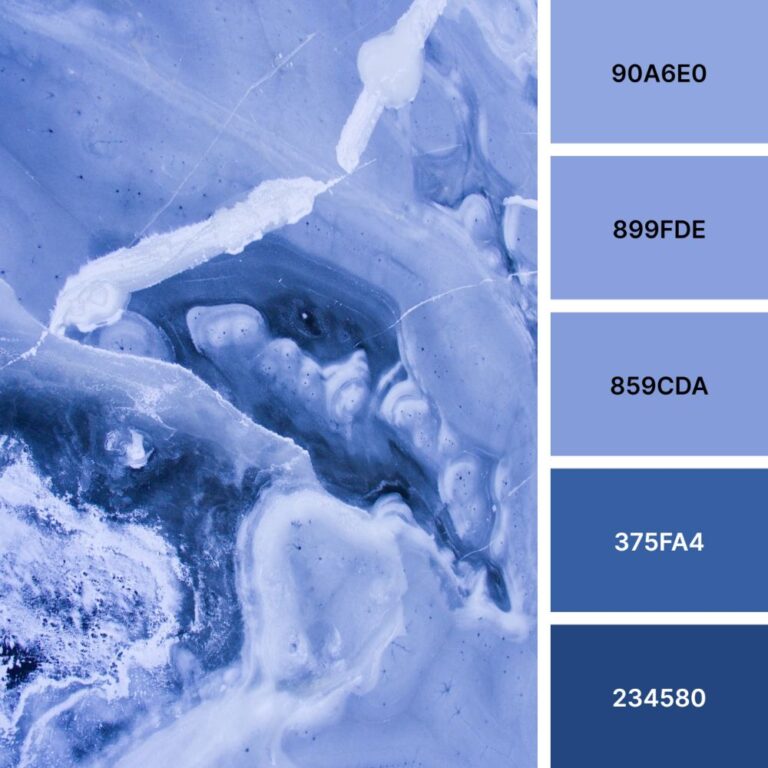 Blueprints of Cool: 30 Blue Color Palettes for Slick Creations | HipFonts
