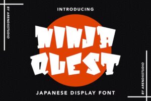 15 Stealthy Ninja Fonts for Razor-Sharp Designs | HipFonts